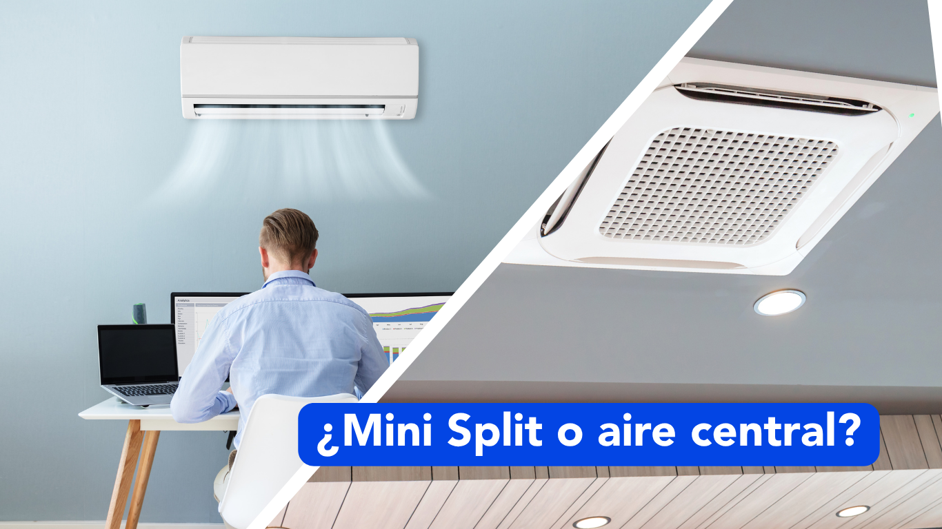 ¿Mini Split o aire central? Descubre cuál te conviene más en casa o em – FrioAire - Aire ...