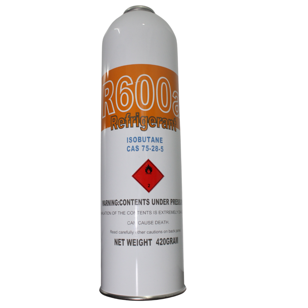 REFRIGERANTE R-600A 420 GR – FrioAire - Aire Acondicionado y Refrigeración